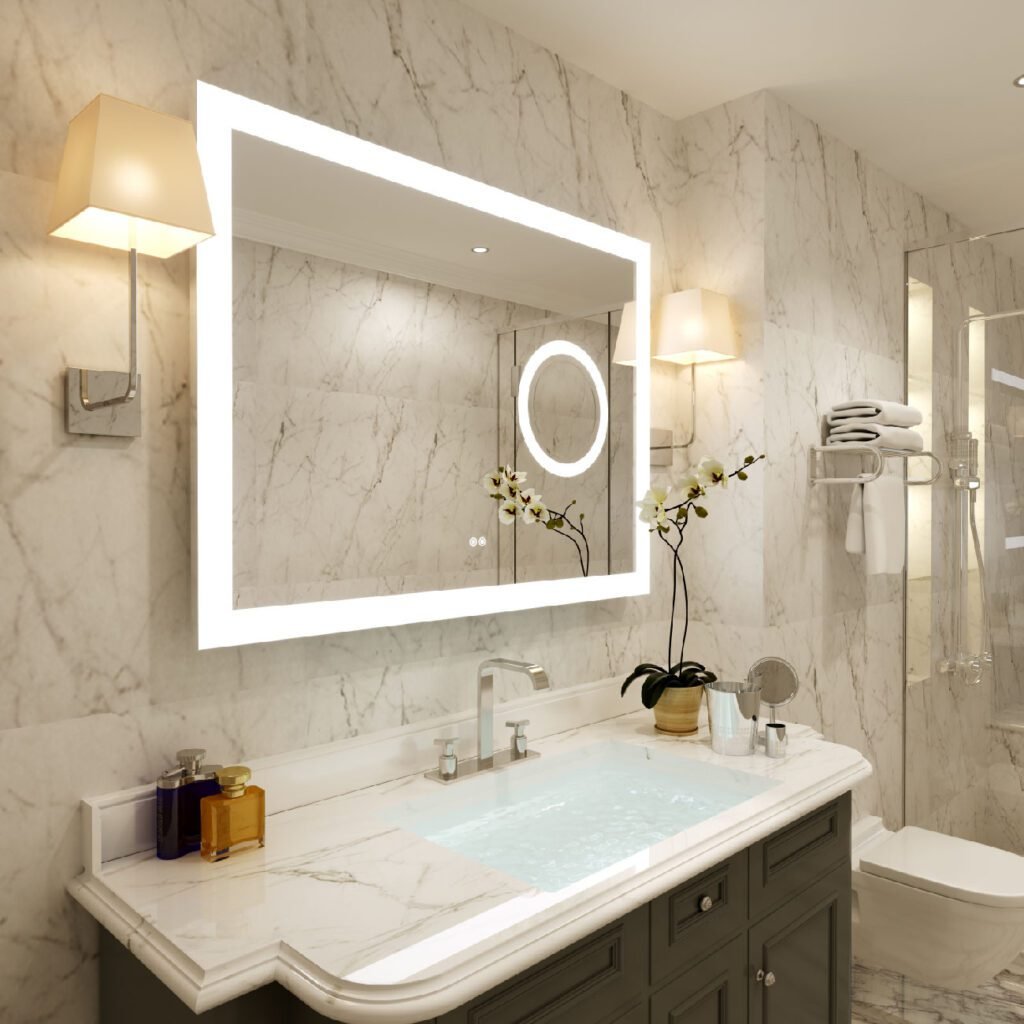 New Style Personalised Mirror with Lights and LOGO