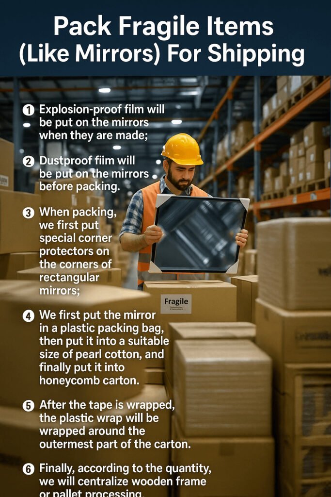 How To Pack Fragile Items For Shipping Such as Mirrors?