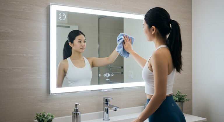 How High Should You Mount a Bathroom Mirror Placement Over Vanity ...